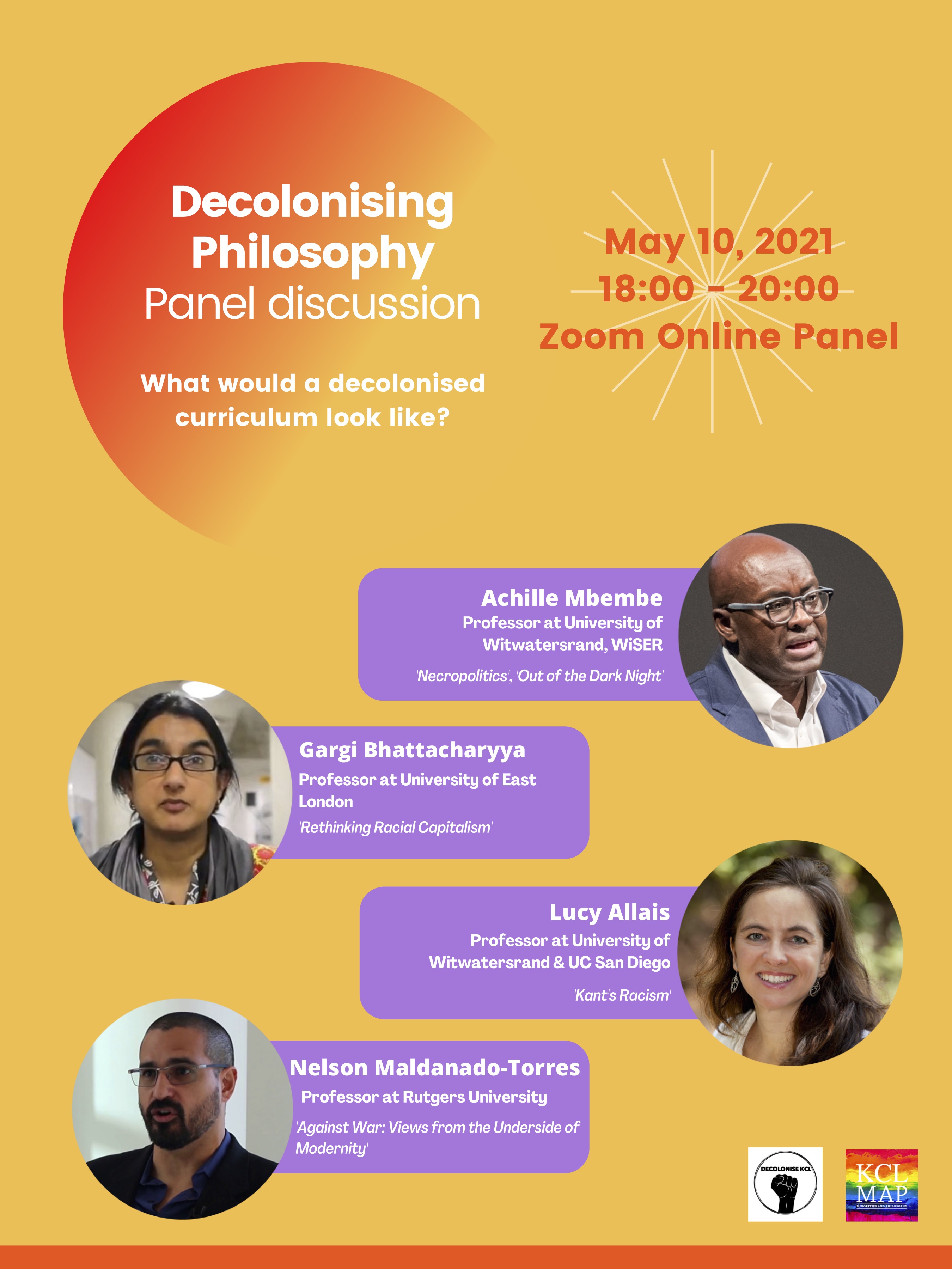 Decolonising Philosophy panel discussion: what would a decolonised ...